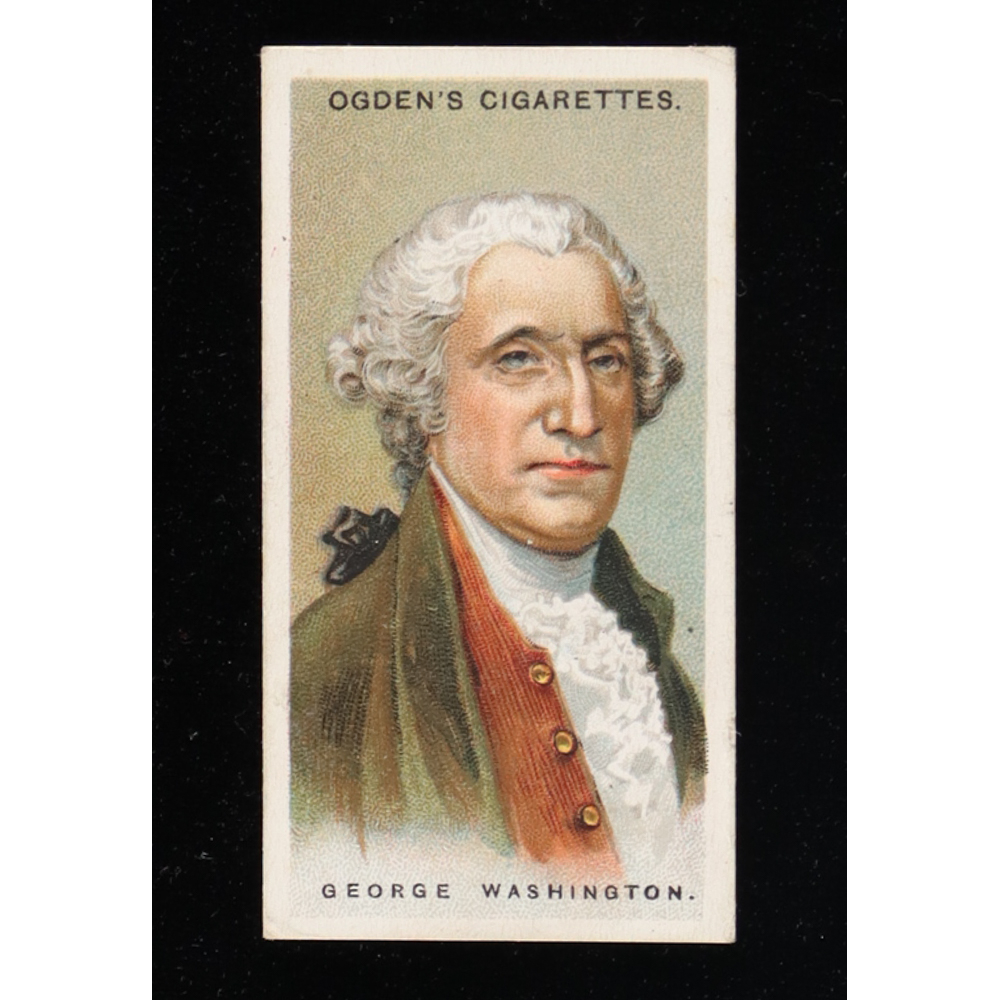 George Washington 1924 Ogden's Ltd. Leaders of Men #46 Cigarette Card ...