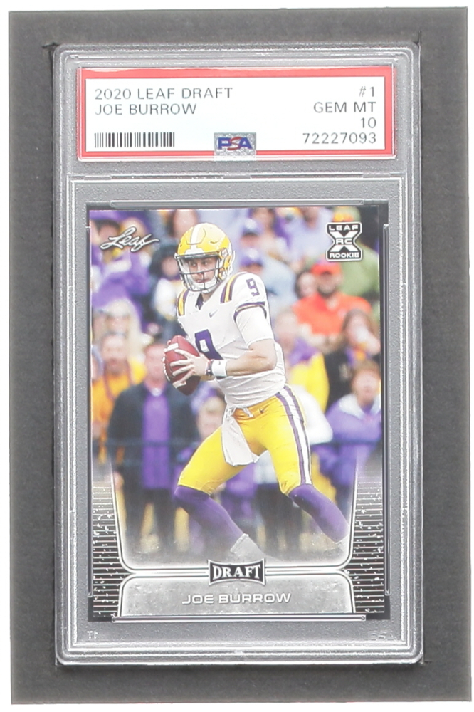 Joe Burrow 2020 Leaf Draft #1 RC (PSA 10) | Pristine Auction
