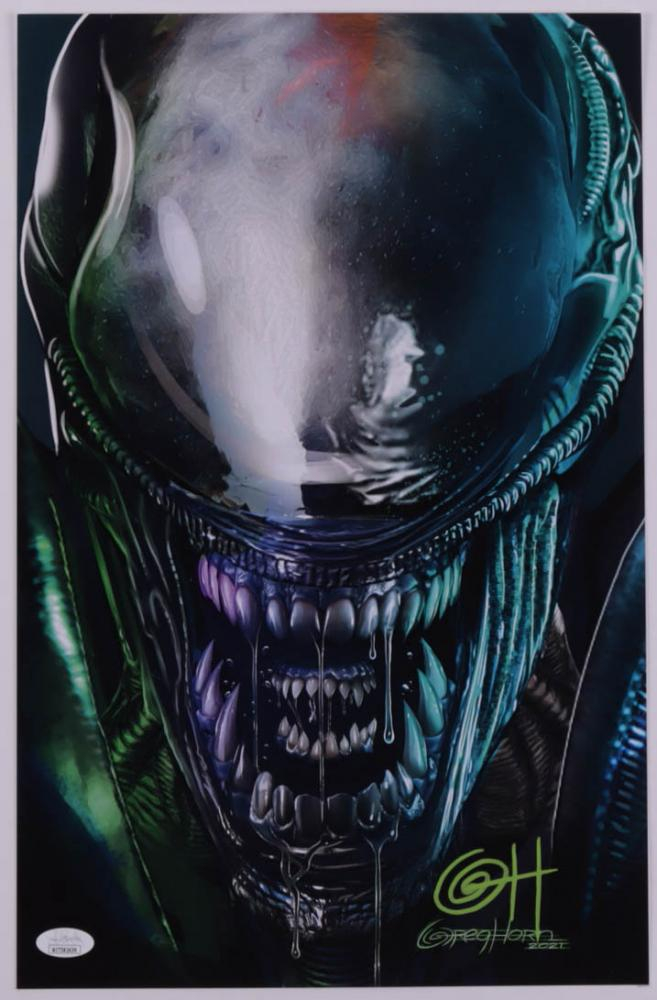 Greg Horn Signed "Alien" 11x17 Photo (JSA) | Pristine Auction