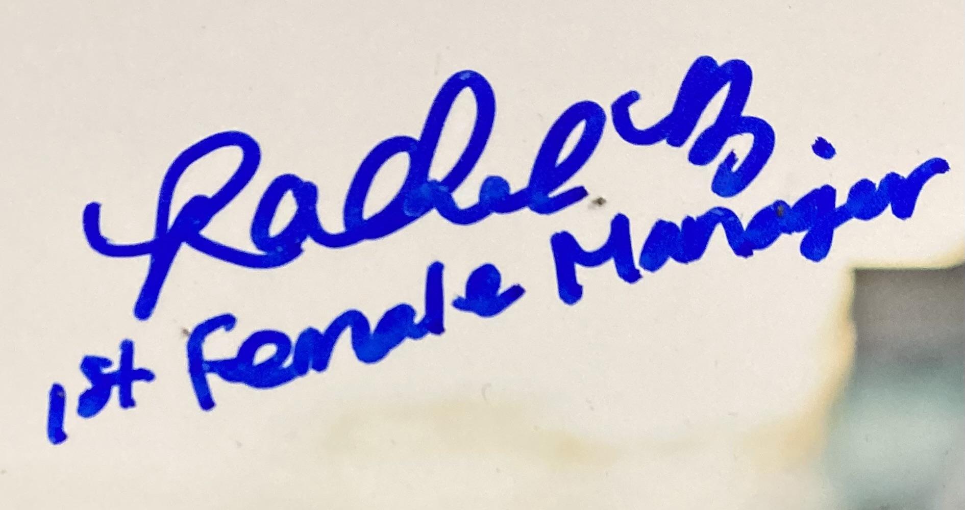 Rachel Balkovec Signed Yankees 8x10 Photo Inscribed "1st Female Manager ...