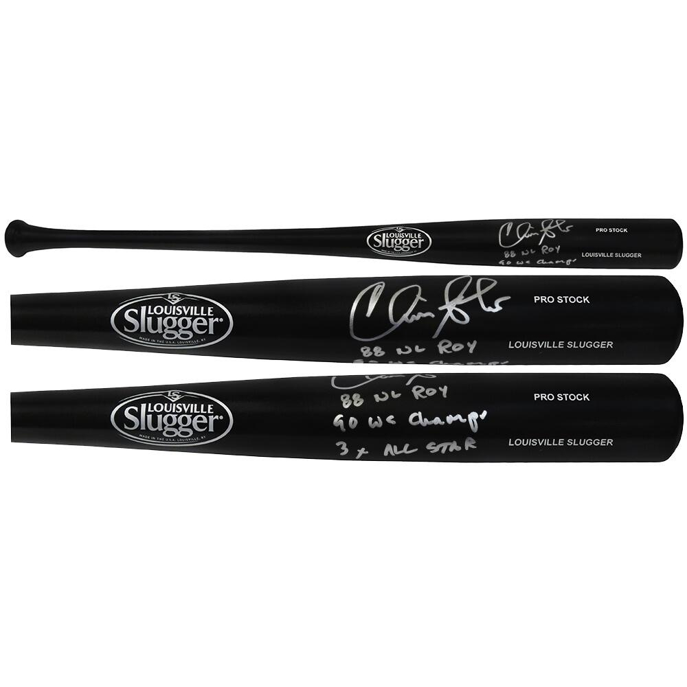 Chris Sabo Signed Louisville Slugger Baseball Bat Inscribed "88 NL ROY ...