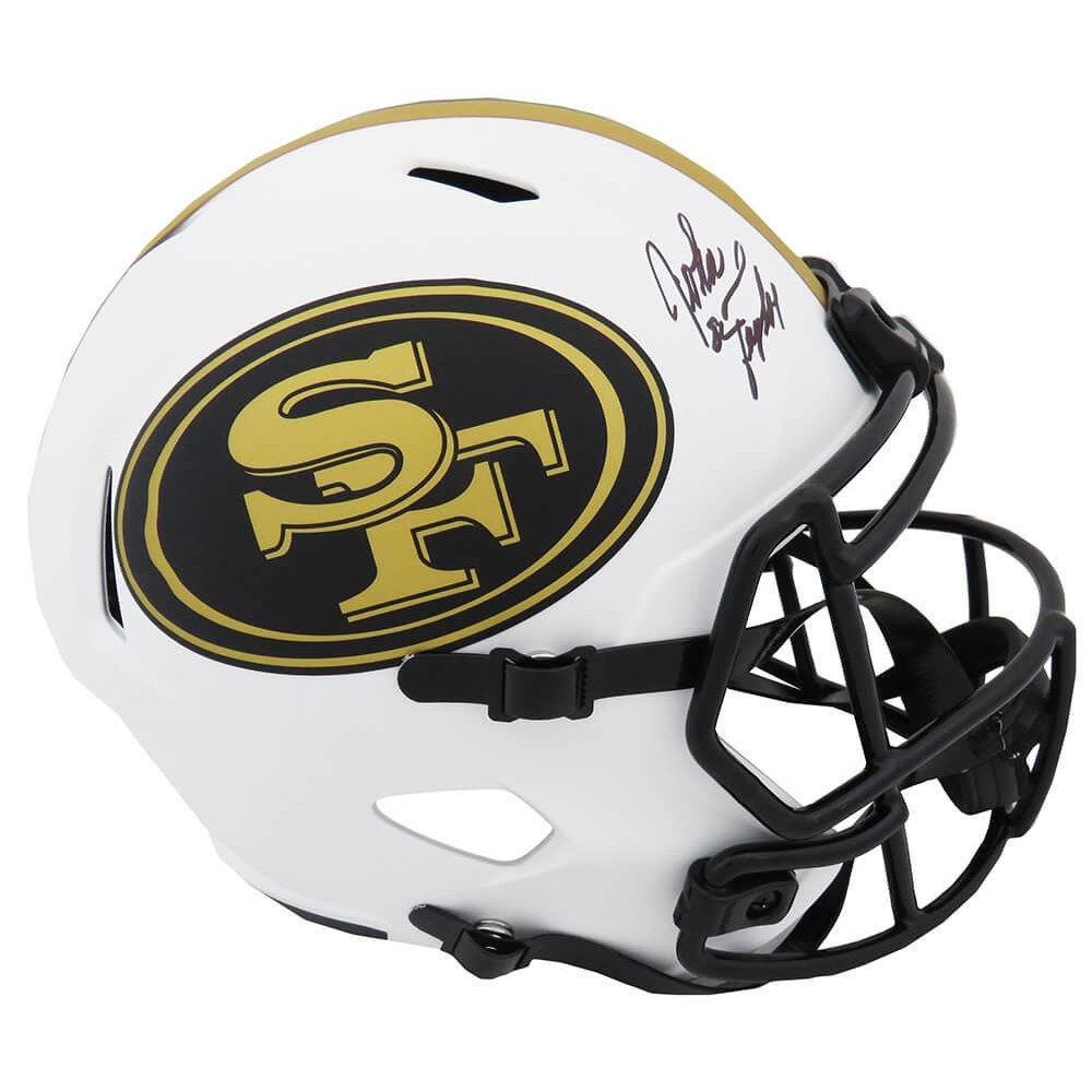 John Taylor Signed 49ers Full-Size Lunar Eclipse Alternate Speed Helmet ...