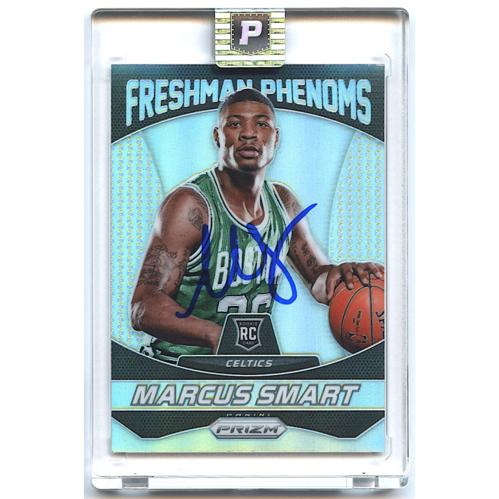 Marcus Smart Signed 2014-15 Panini Prizm Freshman Phenoms #6 RC (PA ...