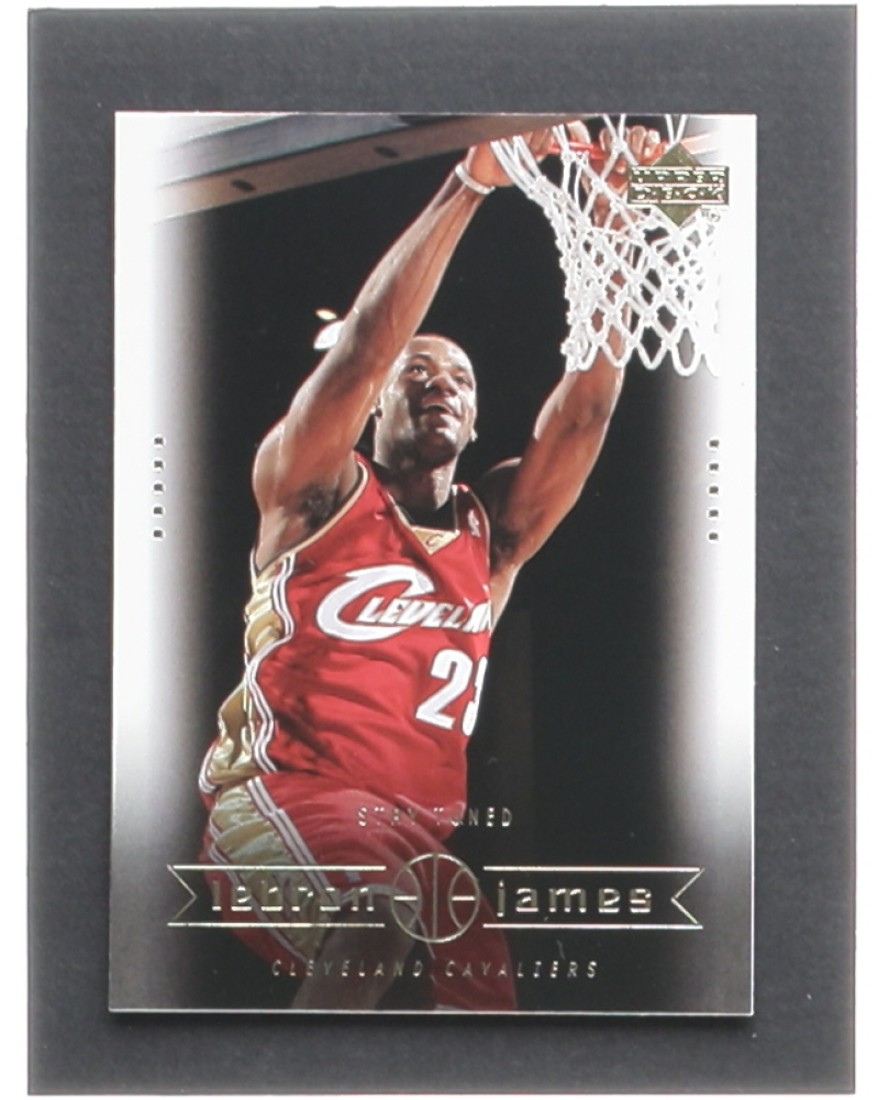 LeBron James 2003 Upper Deck LeBron James Box Set #15 Stay Tuned RC ...
