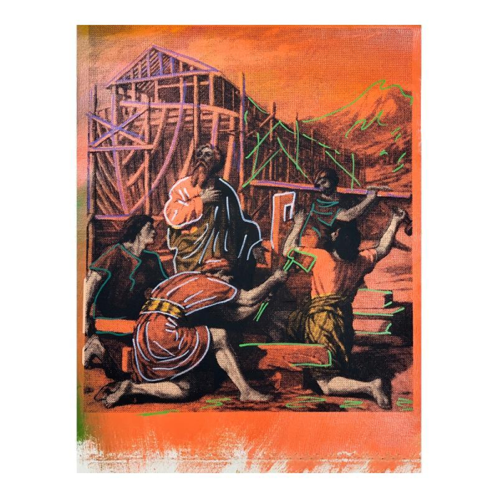 Steve Kaufman Signed "Noah's Ark" LE Numbered 18x14 Hand Pulled ...