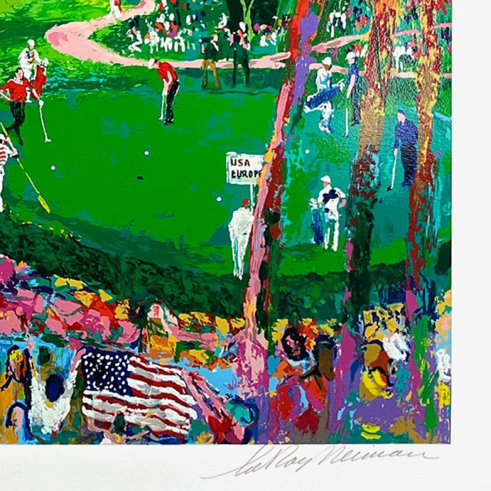 LeRoy Neiman Signed "Ryder Cup Valhalla 2008" LE Numbered 44x32 ...