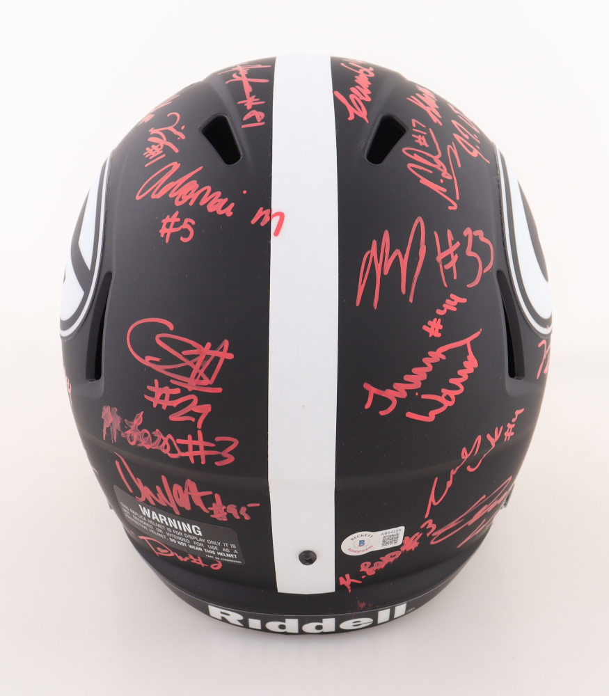 Georgia Bulldogs 2021 National Champions Full-Size Speed Helmet Signed ...
