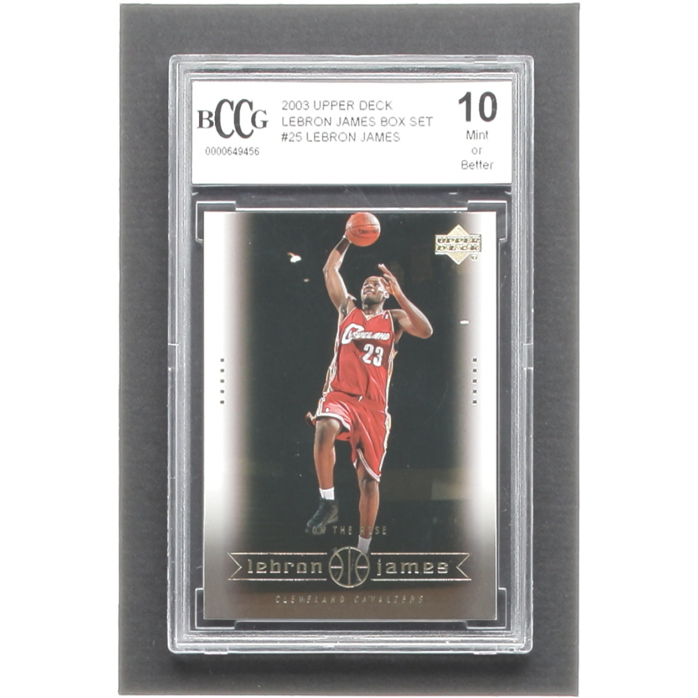 LeBron James 2003 Upper Deck LeBron James Box Set #25 / On the Rise ...