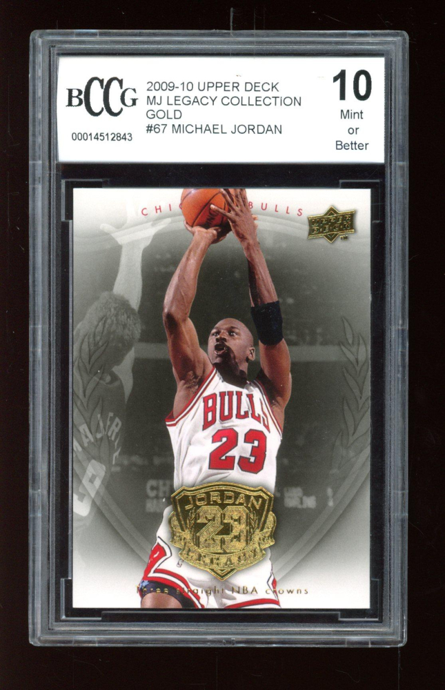 Michael Jordan 2009 Upper Deck MJ Legacy Collection Gold #67 (BCCG 10 ...
