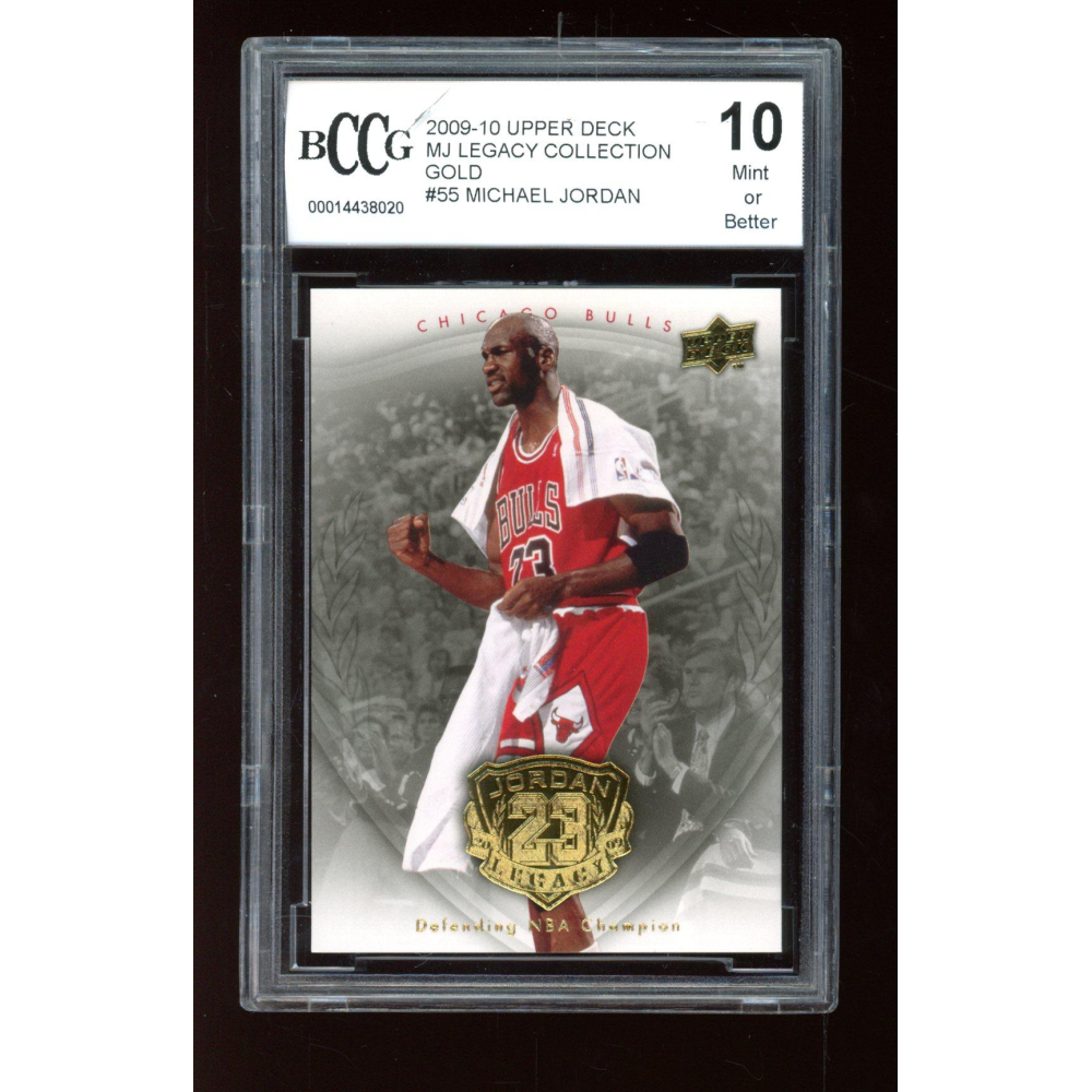 Michael Jordan 2009 Upper Deck MJ Legacy Collection Gold #55 (10 BCCG ...