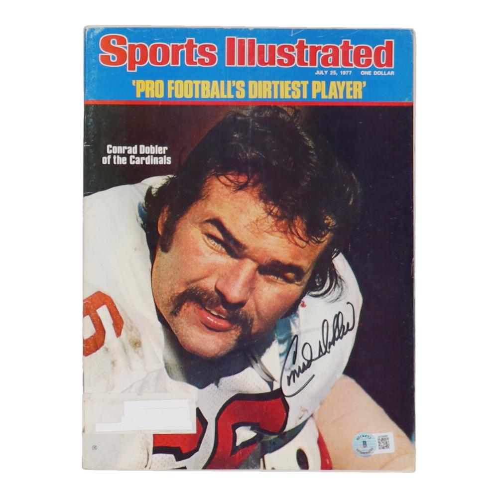 Conrad Dobler Signed Cardinals 1977 Sports Illustrated Magazine ...