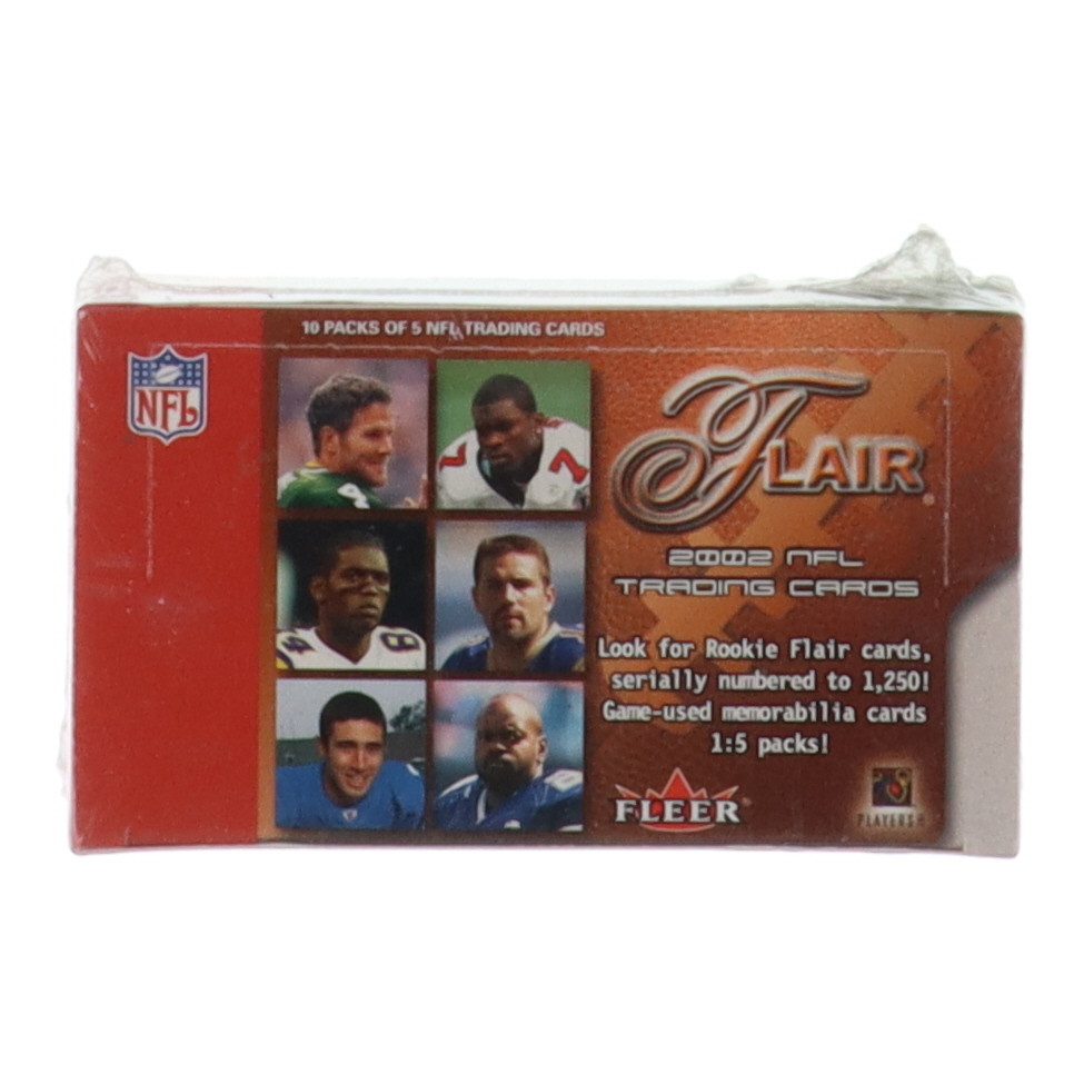 2002 Flair Football Box With (10) Packs | Pristine Auction