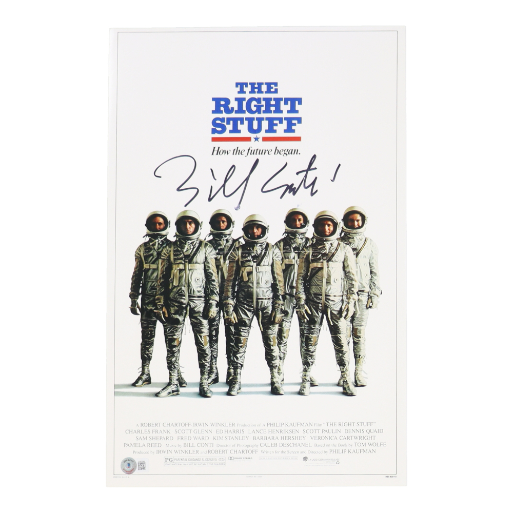 Bill Conti Signed "The Right Stuff" 11x17 Photo (Beckett) | Pristine ...