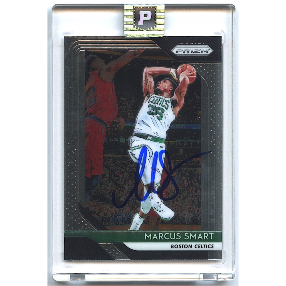 Marcus Smart Signed 2018-19 Panini Prizm #178 (PA Encapsulated ...