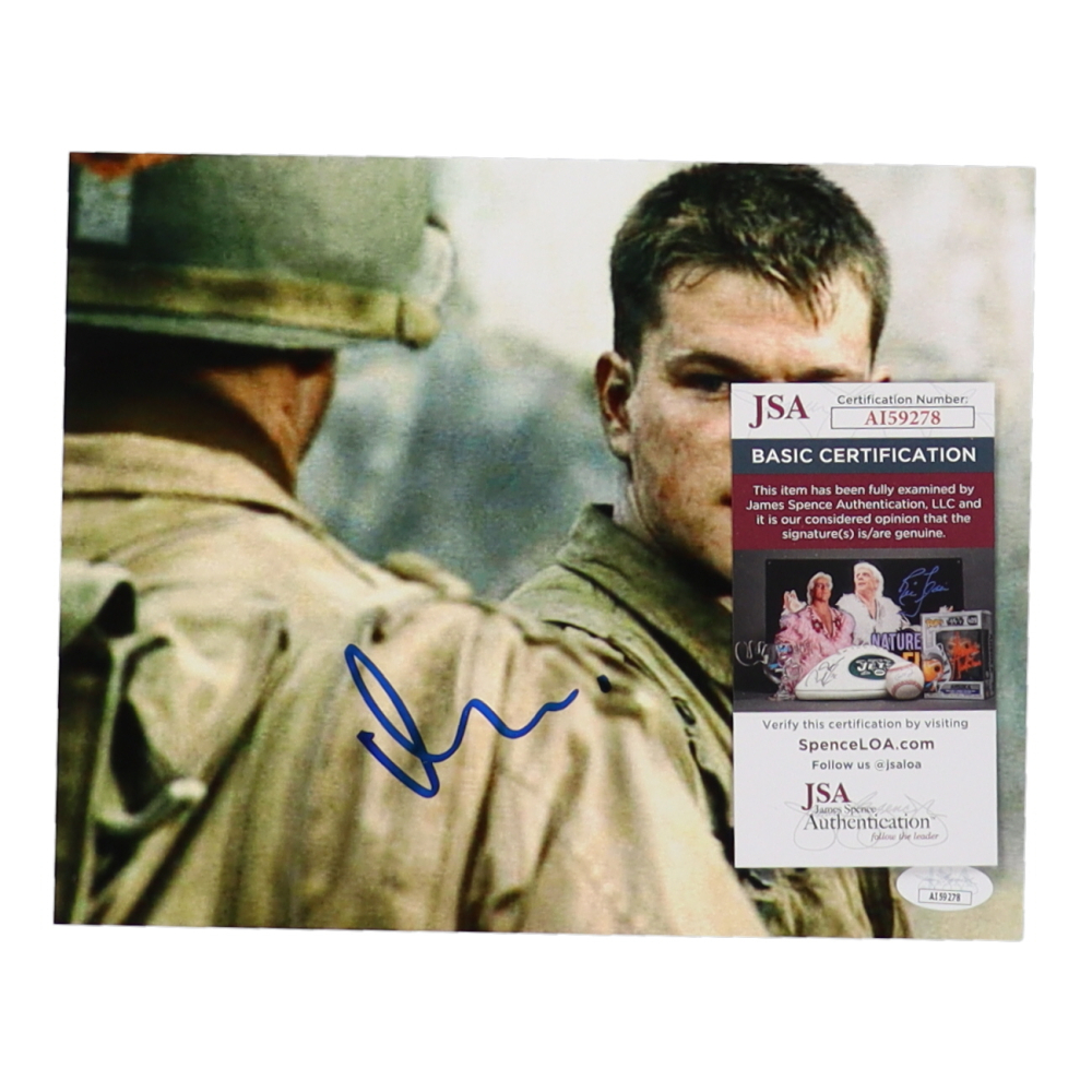 Matt Damon Signed "Saving Private Ryan" 8x10 Photo (JSA) | Pristine Auction