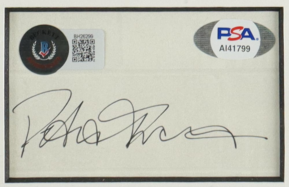 Peter Frampton Signed Custom Framed Cut Display (PSA & Beckett ...