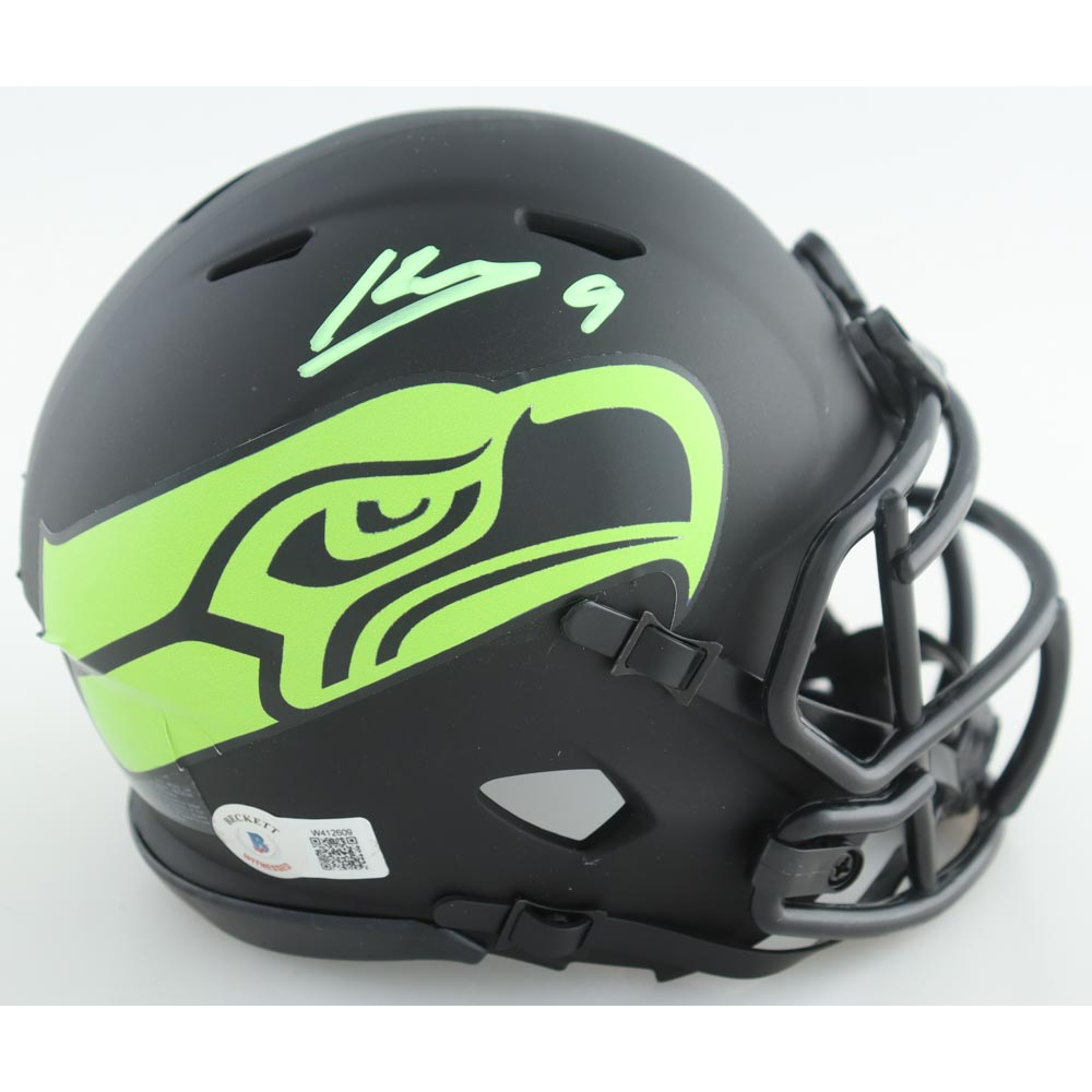 Kenneth Walker III Signed Seahawks Alternate Speed Mini Helmet (Beckett ...