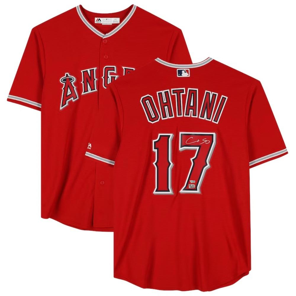 Shohei Ohtani Signed Los Angeles Angels Red Majestic Jersey (MLB ...