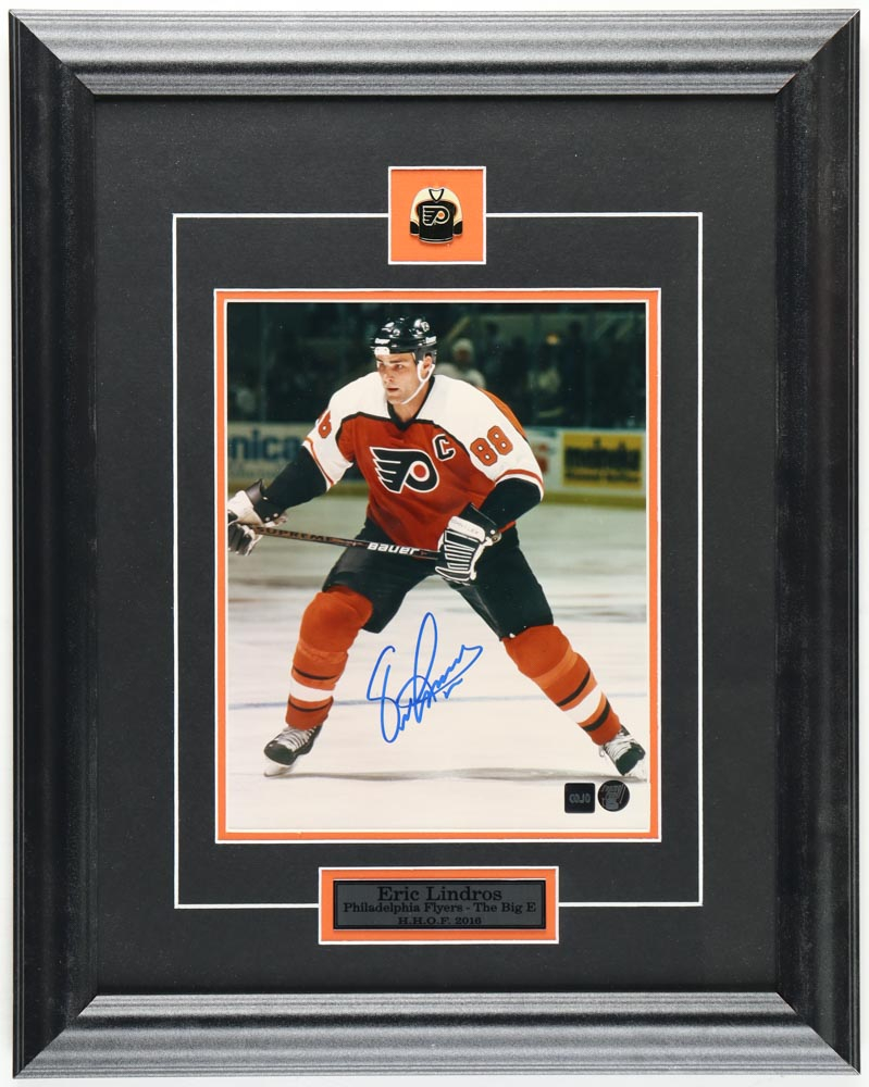 Eric Lindros Signed Flyers Custom Framed Photo Display (COJO ...