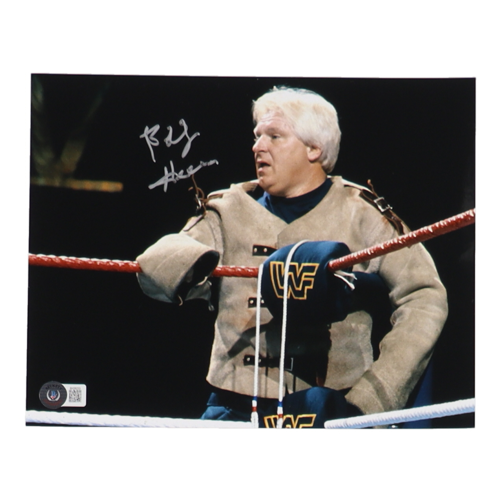 Bobby "The Brain" Heenan Signed WWF 8x10 Photo (Beckett) | Pristine Auction