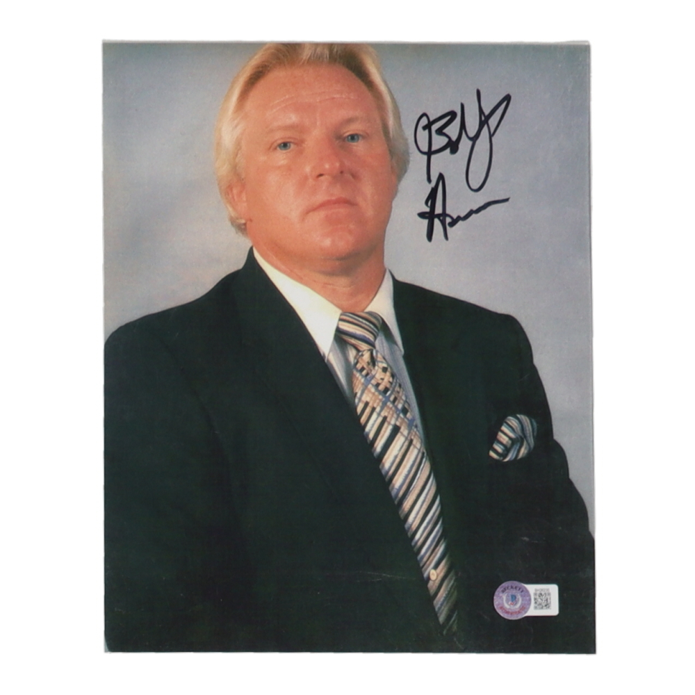 Bobby "The Brain" Heenan Signed WWF 8x10 Photo (Beckett) | Pristine Auction