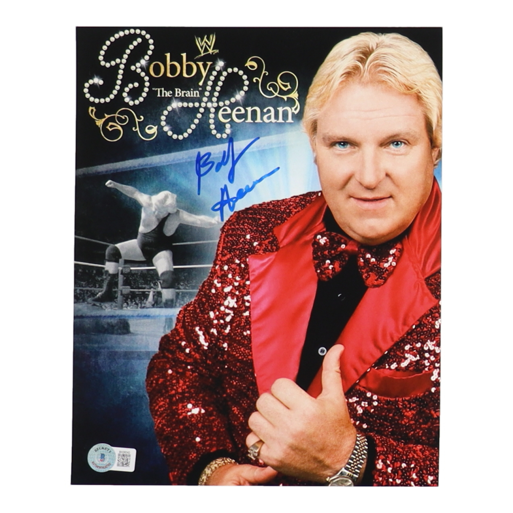 Bobby "The Brain" Heenan Signed WWF 8x10 Photo (Beckett) | Pristine Auction