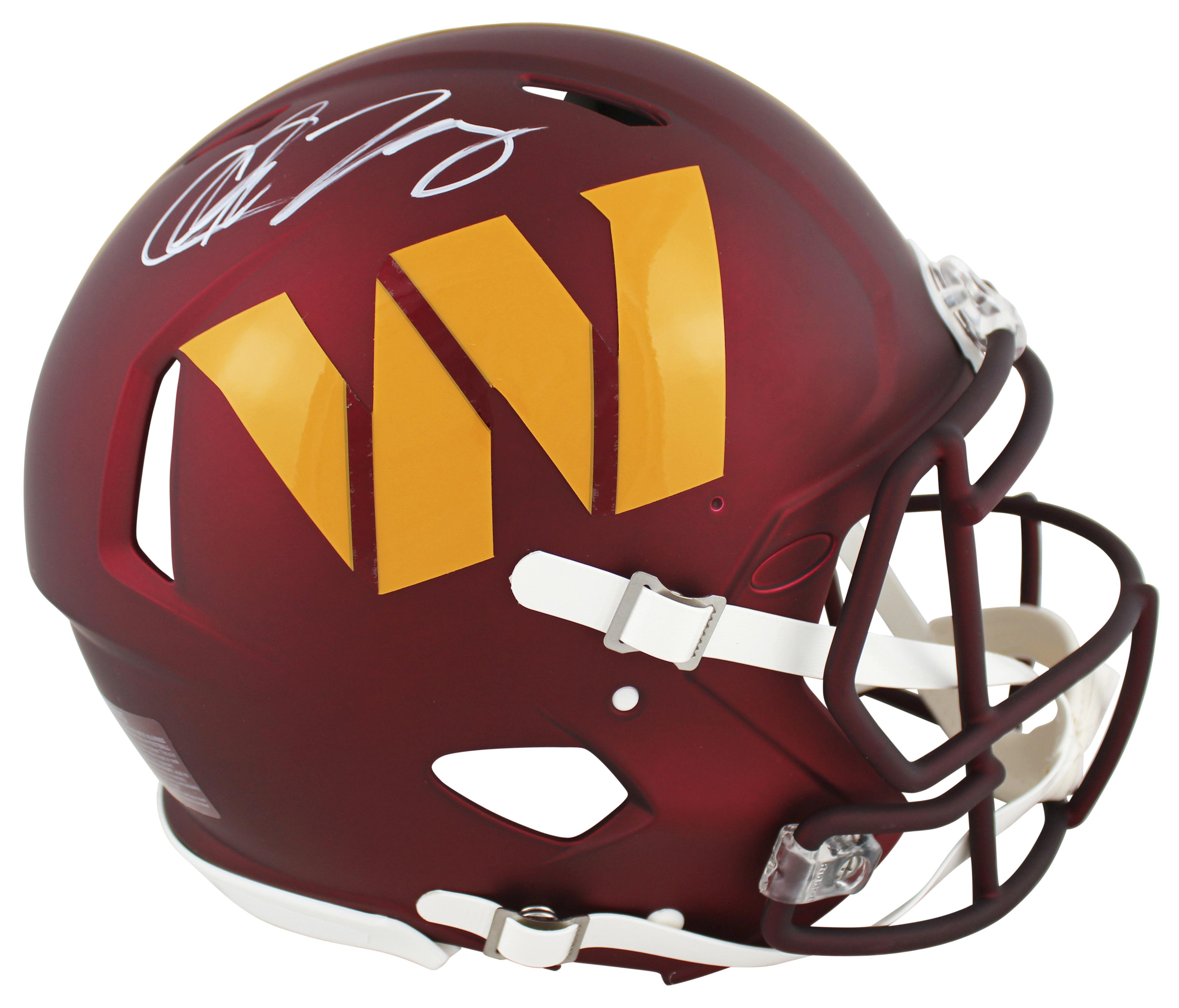 Chase Young Signed Commanders Full-Size Authentic On-Field Speed Helmet ...