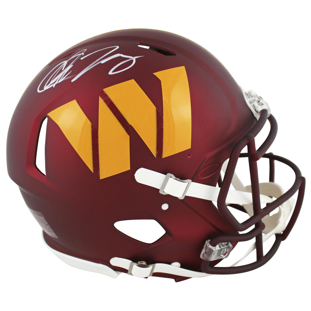 Chase Young Signed Commanders Full-Size Authentic On-Field Speed Helmet ...