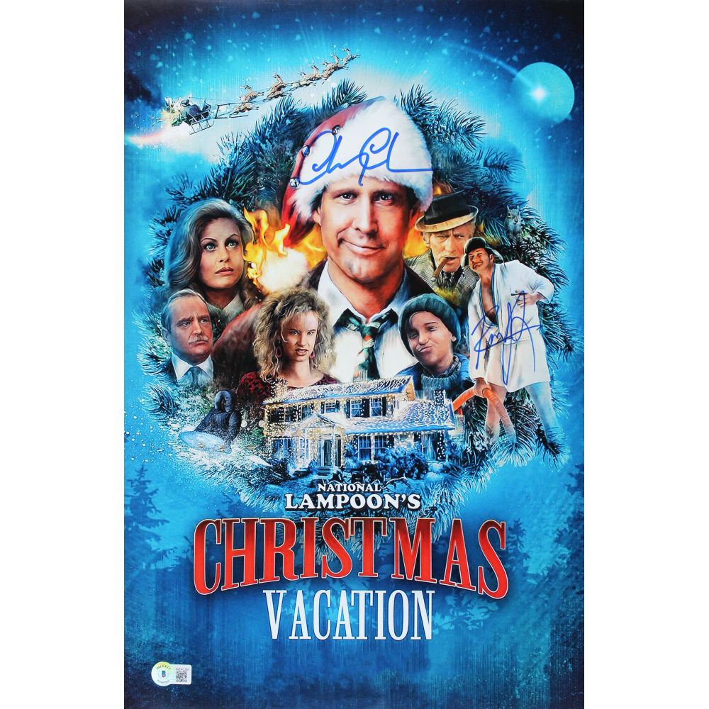 Chevy Chase & Randy Quaid Signed "National Lampoon's Christmas Vacation ...