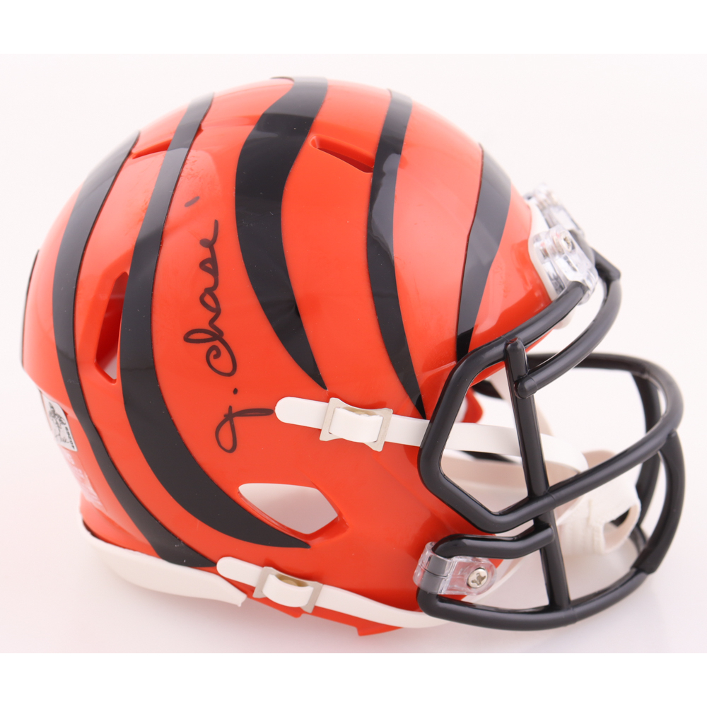 Ja'Marr Chase Signed Bengals Speed Mini Helmet (Beckett) | Pristine Auction
