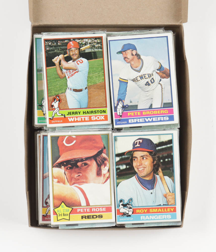1976 Topps Baseball Cello Fun Pack Vending Box with (20) Packs ...