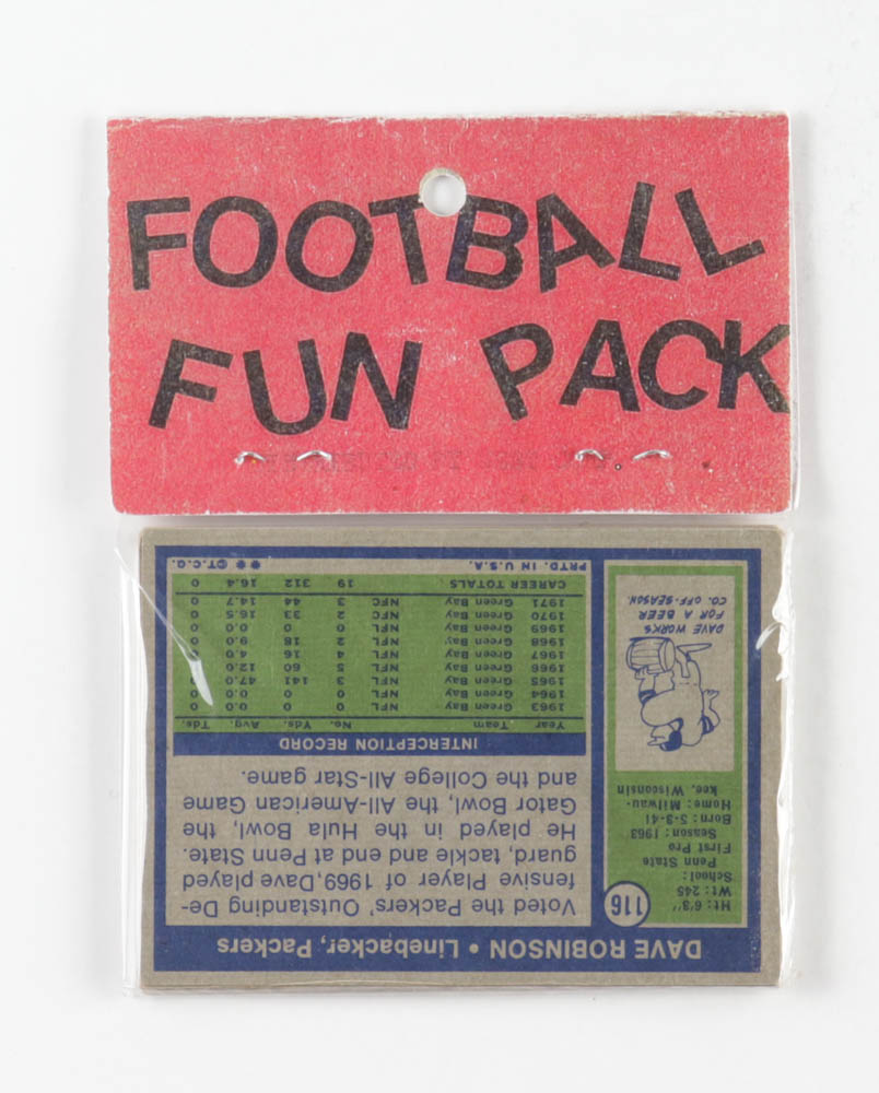 1972 Topps Football Card Fun Pack with (10) Cards | Pristine Auction