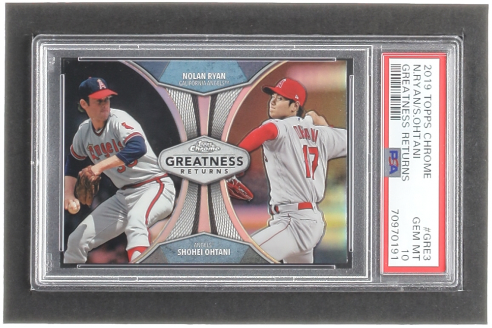 Nolan Ryan / Shohei Ohtani 2019 Topps Chrome Greatness Returns #GRE3 ...