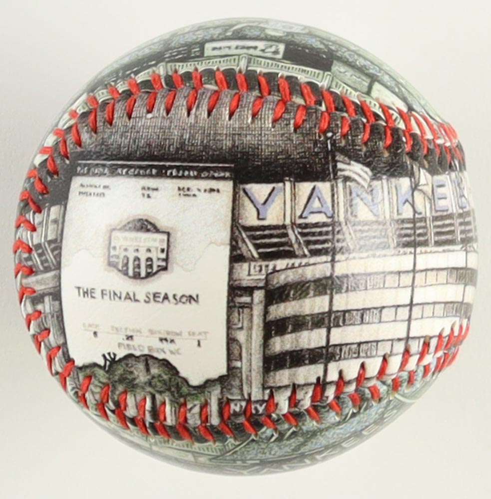 "Last Game at Yankee Stadium" Commemorative Baseball With Old Yankee ...