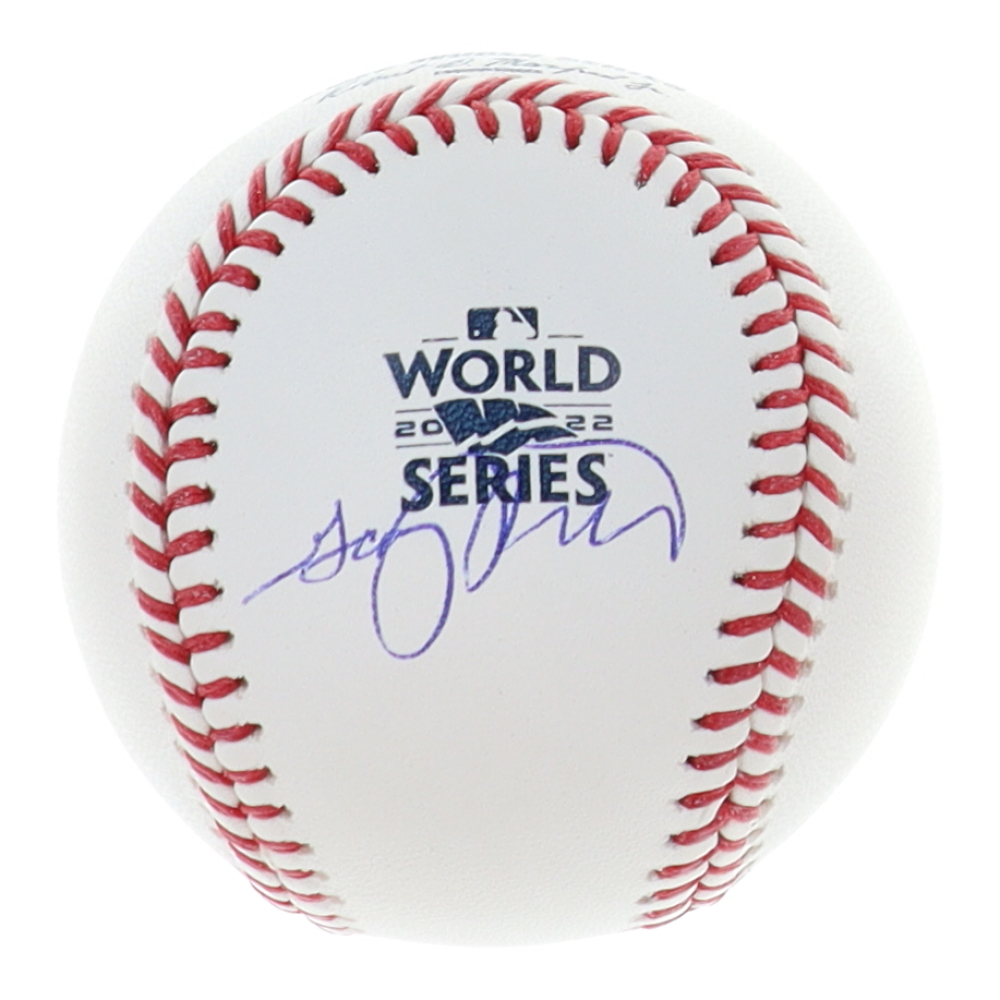 Gary Pettis Signed 2022 World Series Logo Baseball (JSA) | Pristine Auction