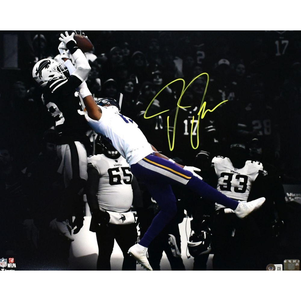 Justin Jefferson Signed Vikings 16x20 Photo (Beckett) | Pristine Auction