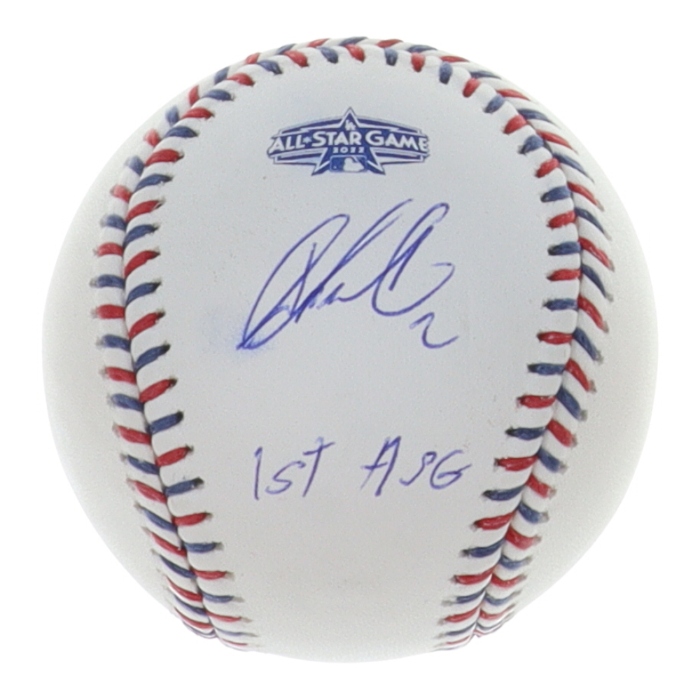 Jazz Chisholm Jr. Signed 2022 All-Star Game Logo Baseball Inscribed ...