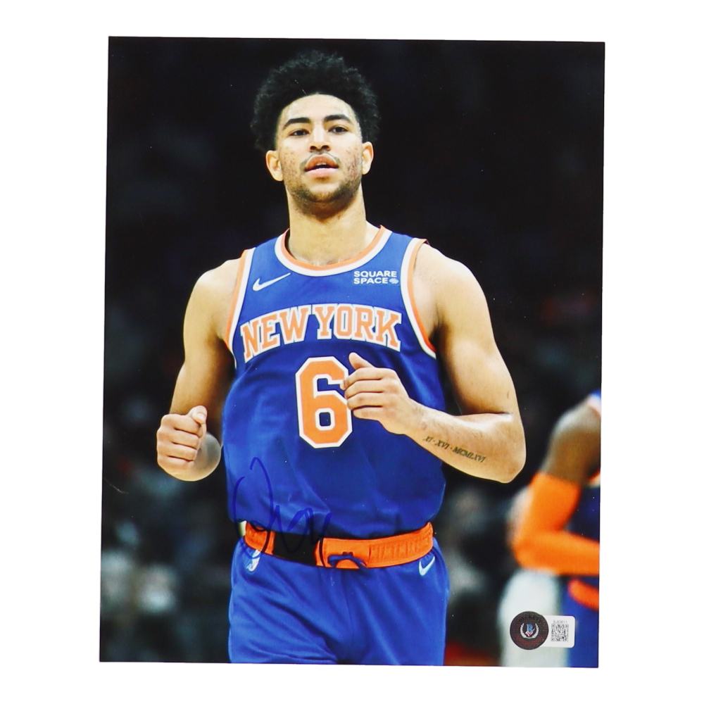 Quentin Grimes Signed Knicks 8x10 Photo (Beckett) | Pristine Auction