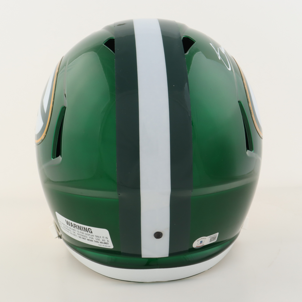 Quay Walker Signed Packers Full-Size Flash Alternate Speed Helmet ...