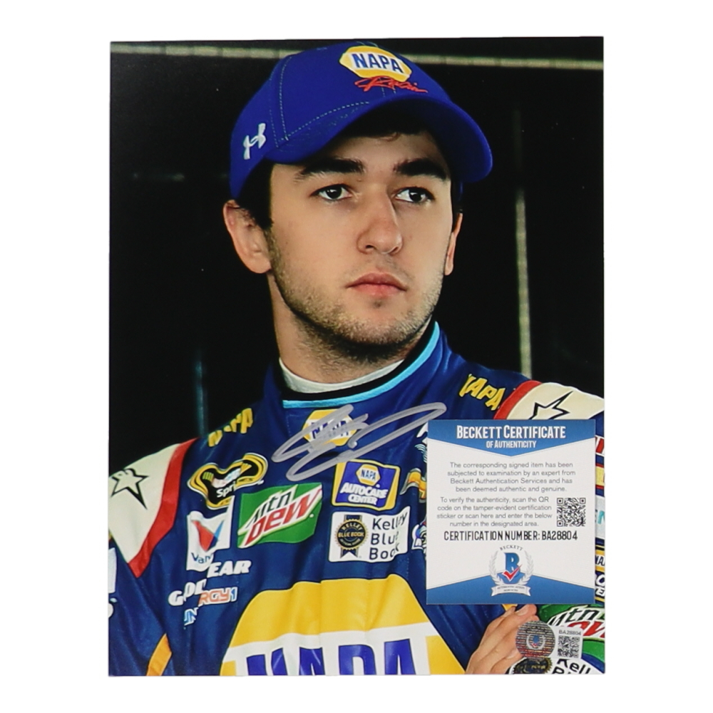 Chase Elliott Signed NASCAR 8x10 Photo (Beckett) | Pristine Auction