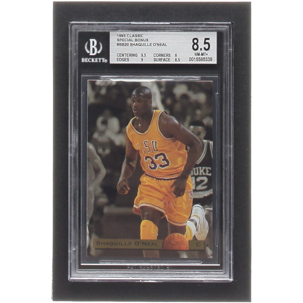 Shaquille O'Neal 1993 Classic Special Bonus #SB20 (BGS 8.5) | Pristine ...