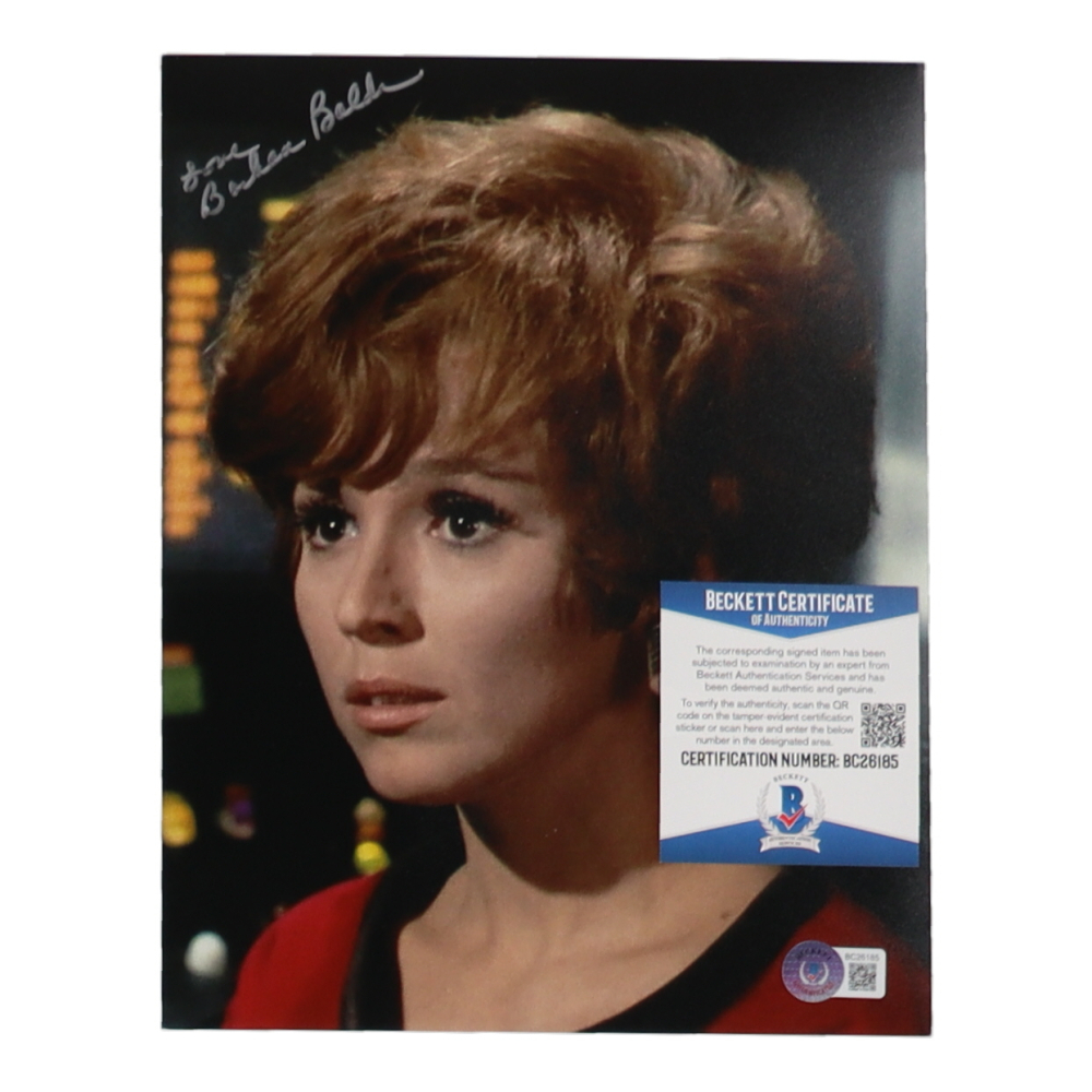 Barbara Baldavin Signed Star Trek 8x10 Photo Inscribed Love