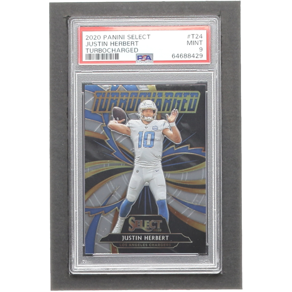 Justin Herbert 2020 Select Turbocharged #24 RC (PSA 9) | Pristine Auction