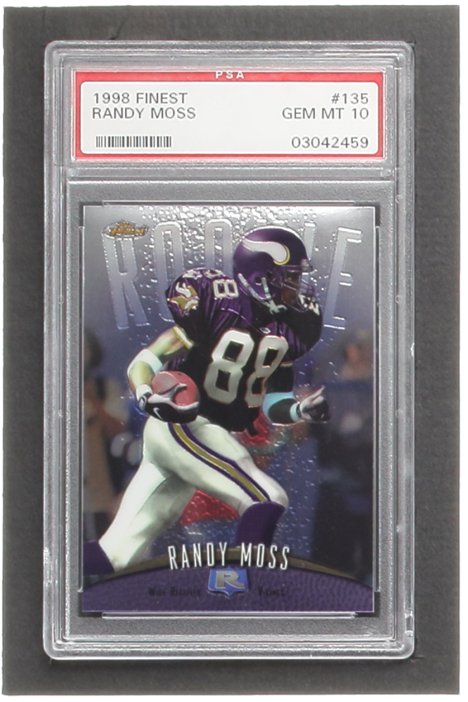 Randy Moss 1998 Finest #135 RC (PSA 10) | Pristine Auction