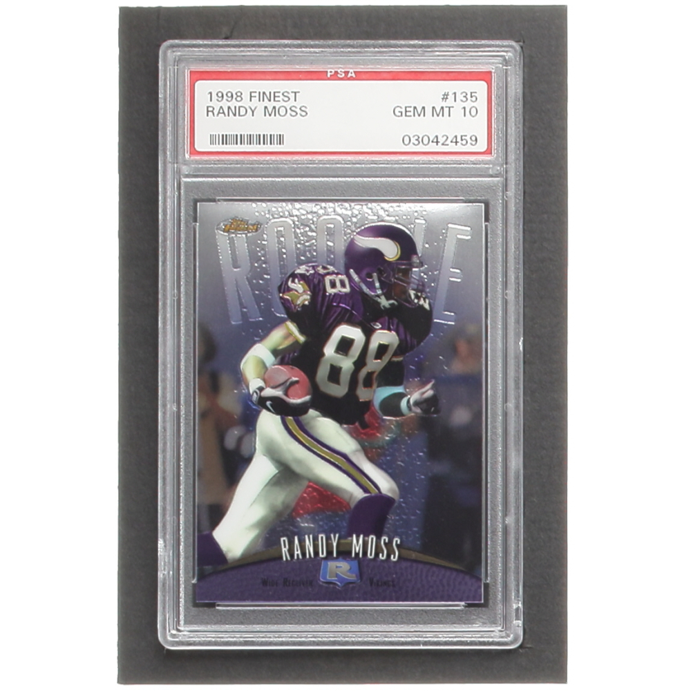 Randy Moss 1998 Finest #135 RC (PSA 10) | Pristine Auction