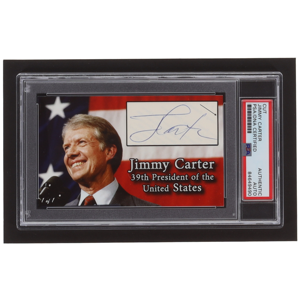 Jimmy Carter Signed Cut (PSA) | Pristine Auction