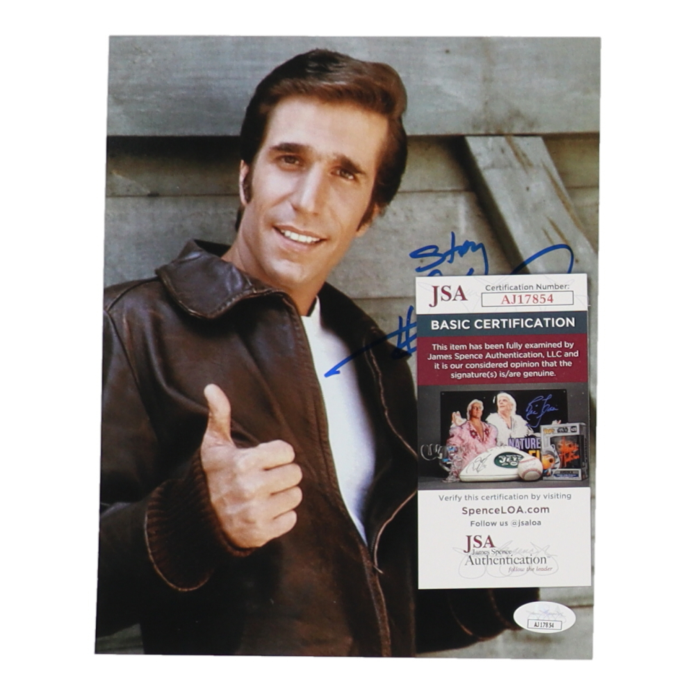 Henry Winkler Signed "Happy Days" 8x10 Photo Inscribed "Stay Cool" (JSA) | Pristine Auction