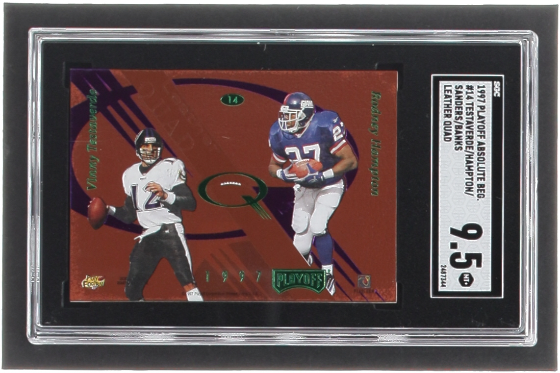 Vinny Testaverde / Rodney Hampton / Deion Sanders / Tony Banks 1997 ...