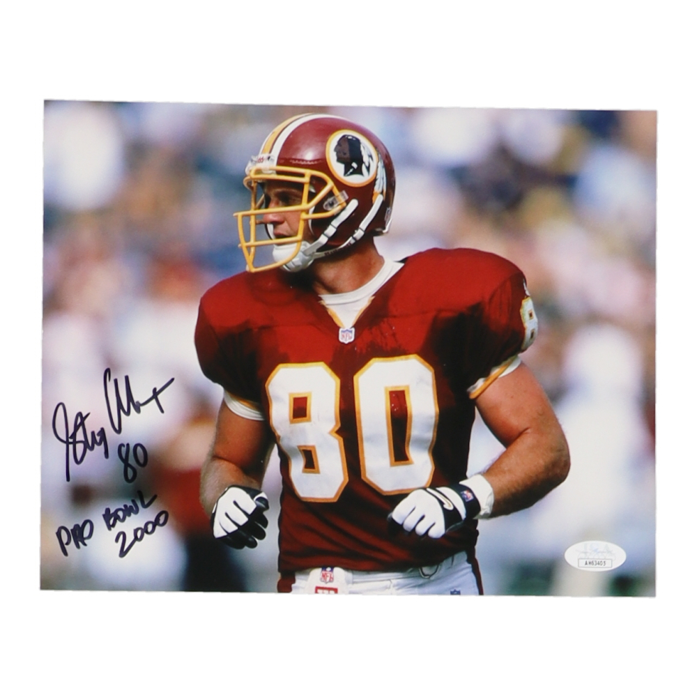 Stephen Alexander Signed Redskins 8x10 Photo Inscribed "Pro Bowl 2000 ...