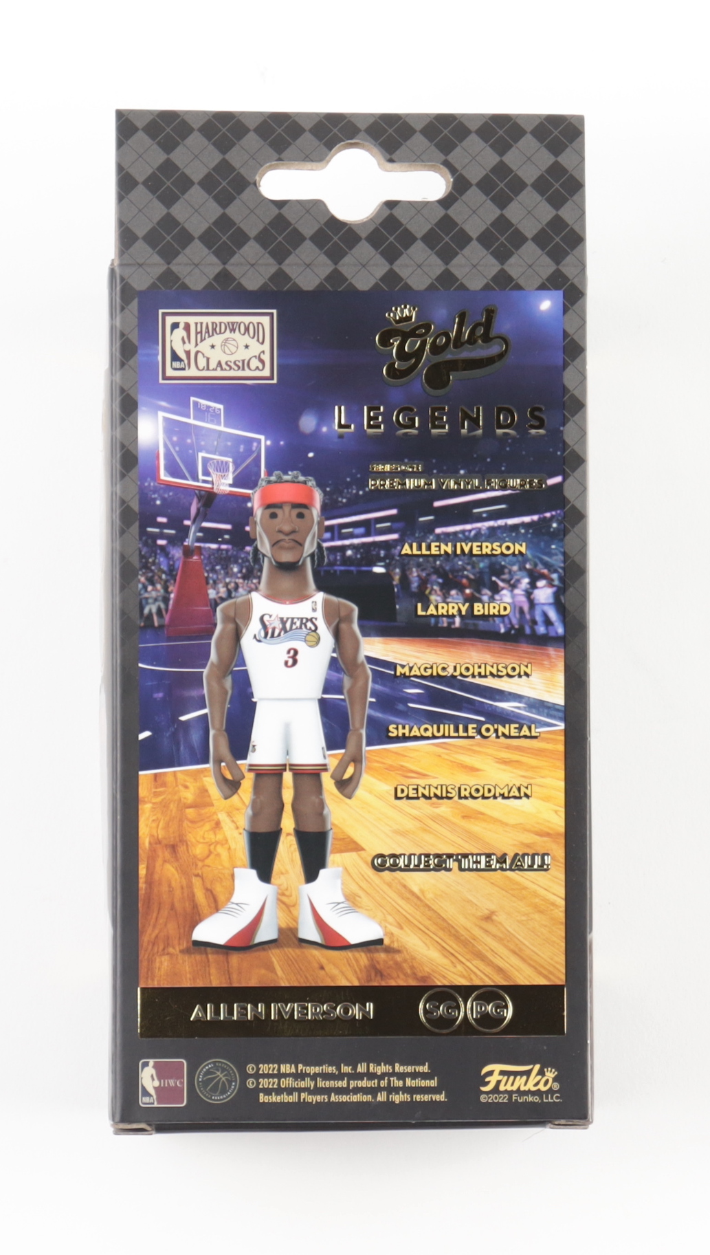 Allen Iverson Funko Gold Legends Premium Vinyl Figure | Pristine Auction